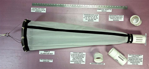Simple Plankton Net - Ready To Deploy - 20 cm Mouth Diameter - Aquatic ...
