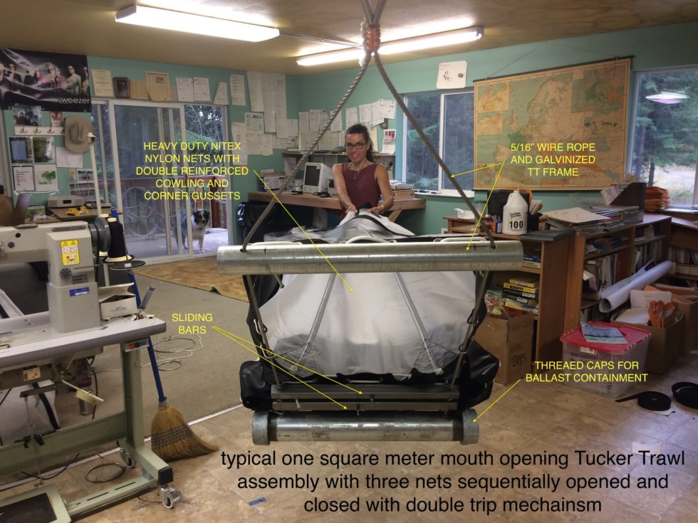 Small Tucker Trawl Plankton Net - 0.25 Sq Meter Opening - Aquatic ...